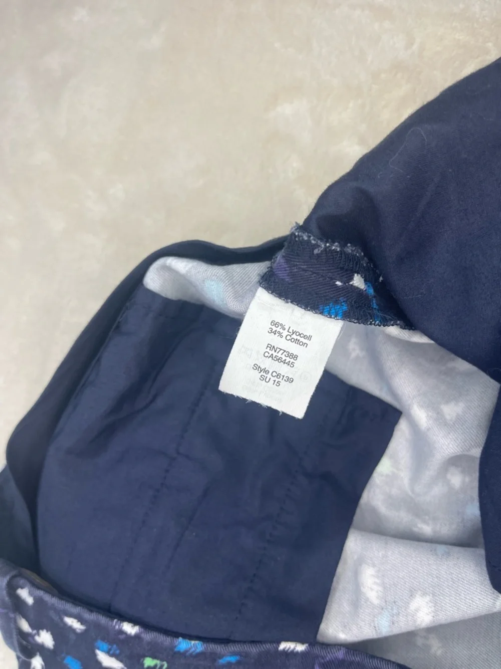 Pants & Jumpsuits | Jcrew Navy Printed Slim Crop Pants Womens Size 6 ...